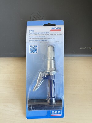 Lincoln Heavy Duty Power Lock Lever Action Grease Gun Quick Coupler ...