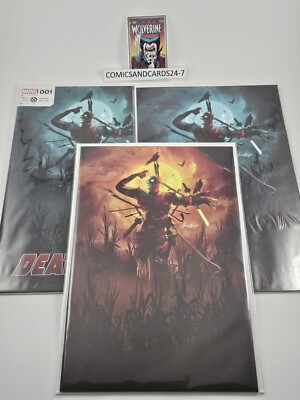 DEADPOOL 1 SDCC 2023 BOSS LOGIC SET OF 3 Exclusive VARIANTS W/SECRET ...