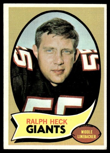 1970 Topps Ralph Heck New York Giants #127 | eBay