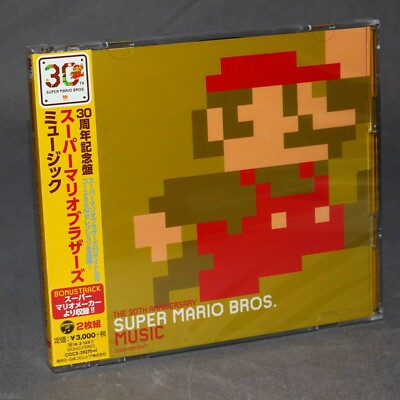 30TH ANNIVERSARY SUPER MARIO BROS MUSIC Japan Game Music 2 CD Set NEW ...