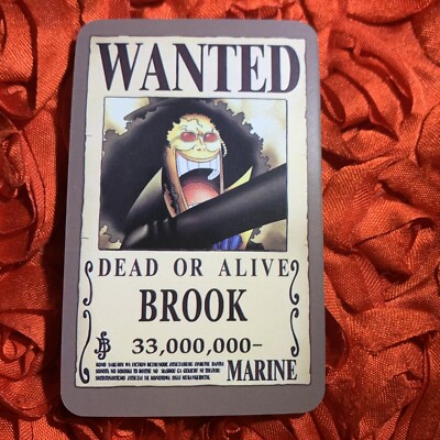 Brook ONE PIECE WANTED SET GODDESS ACG Waifu HOLO Anime Card DEAD OR A ...