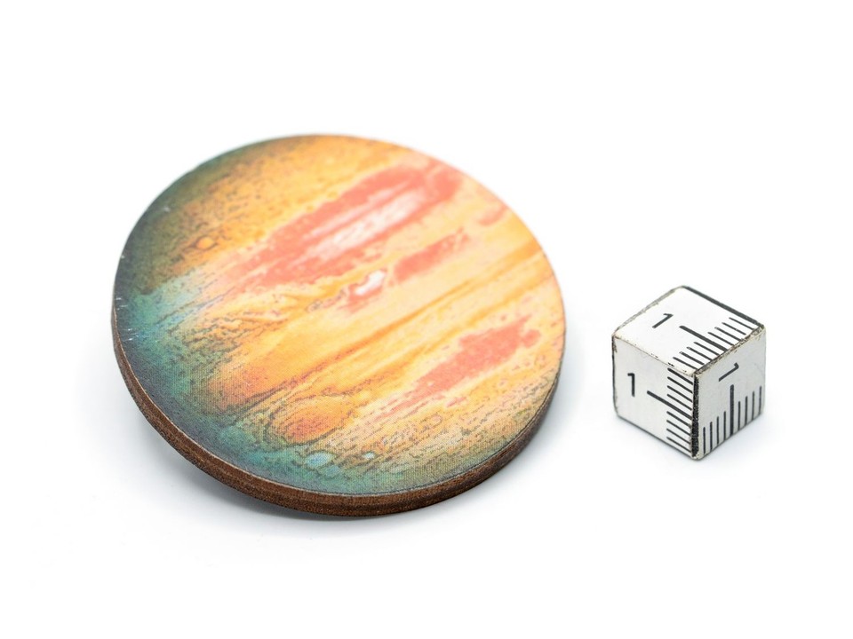 Pluto Brooch Miniblings Pin Planet Space Wood | eBay Australia