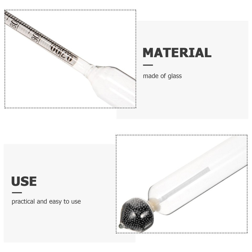 Liquid Measurement Specific Gravity Small Hydrometer Salt Moisture ...