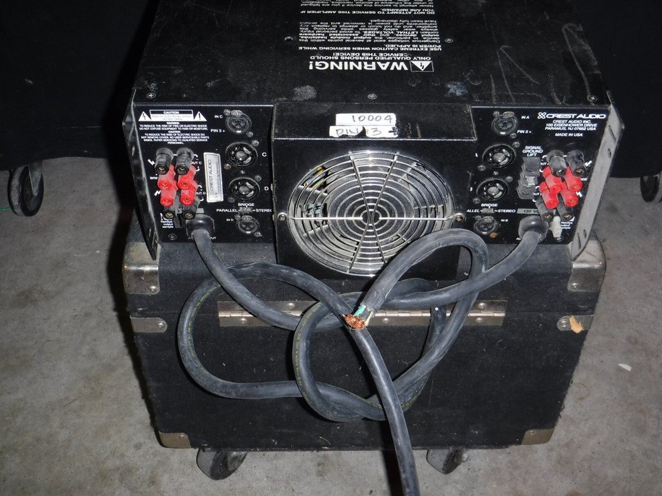 CREST 10004 POWER AMPLIFIER. ASSUMED TO BE NON WORKING. STATUS, UNKNOWN ...