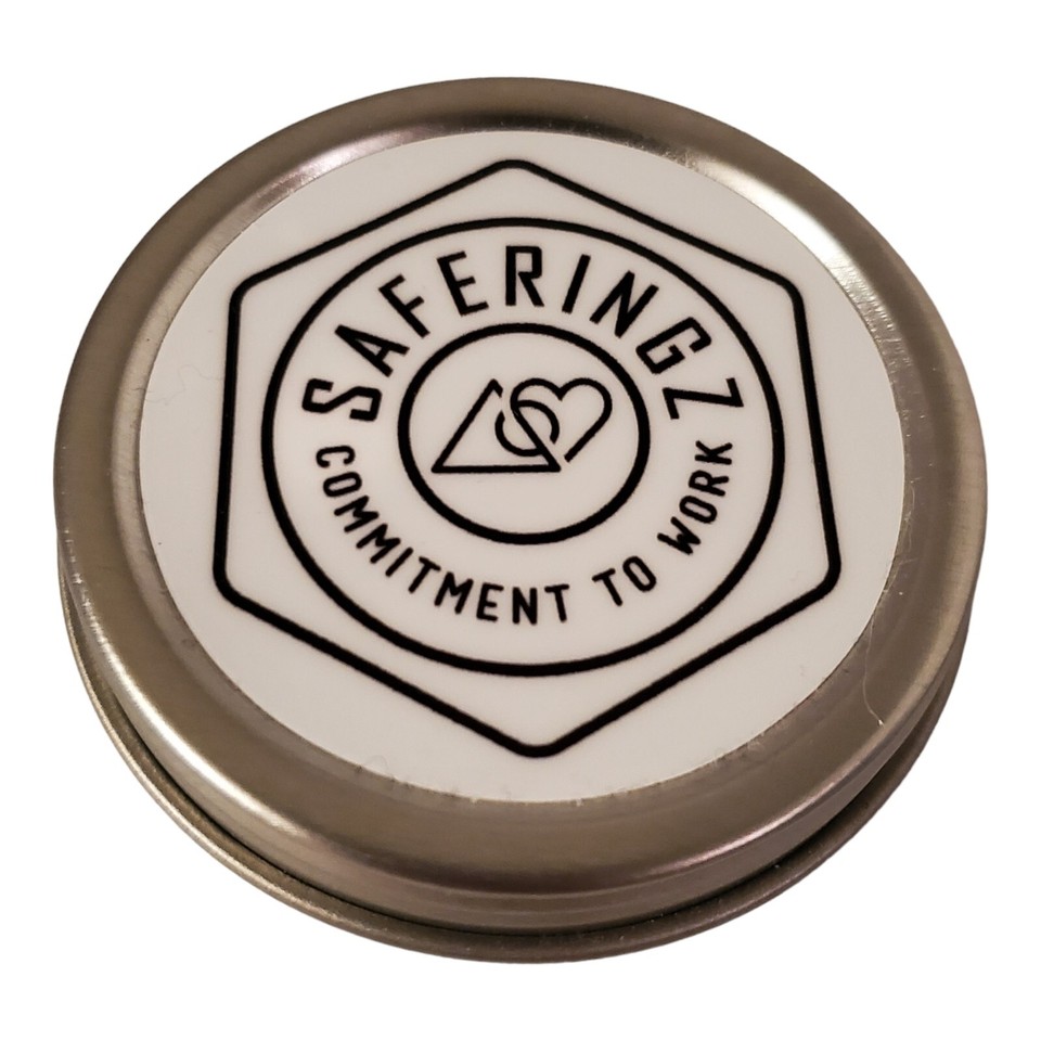 SafeRingz Pink Metallic Silicone Rubber 3mm Wedding Band Size 8 | eBay