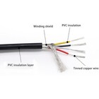 UL2547 Multi Core Shielded Wire Signal Cable 18AWG-28AWG 2/3/4/5/6/7/8 ...