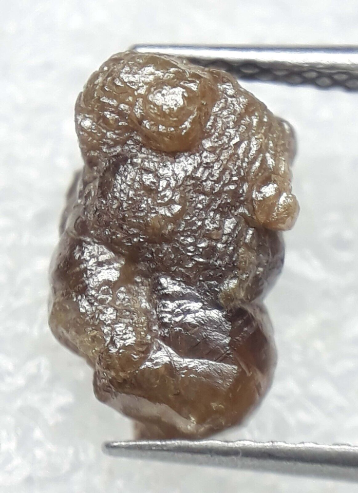 2.82 Ct, Natural Rough Diamond,Brown Rough Diamond,Loose Diamond,Uncut ...
