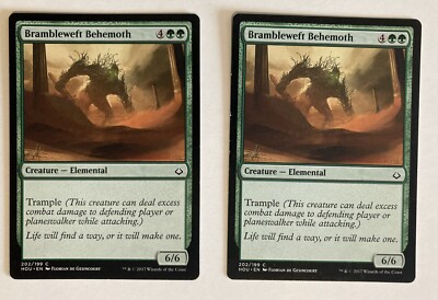 Brambleweft Behemoth (2) Hour of Devastation LP MTG Magic the Gathering ...