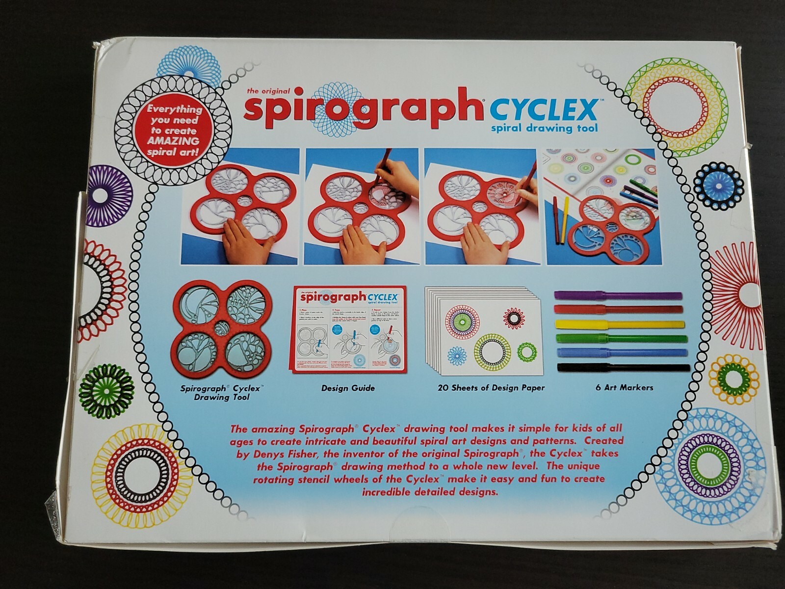 Buy 01018 - Spirograph Cyclex, by Kahootz - Spiral Drawing & Design ...