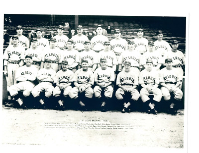 1935 ST. LOUIS BROWNS 8X10 TEAM PHOTO BASEBALL HORNSBY WEST HEATH ...