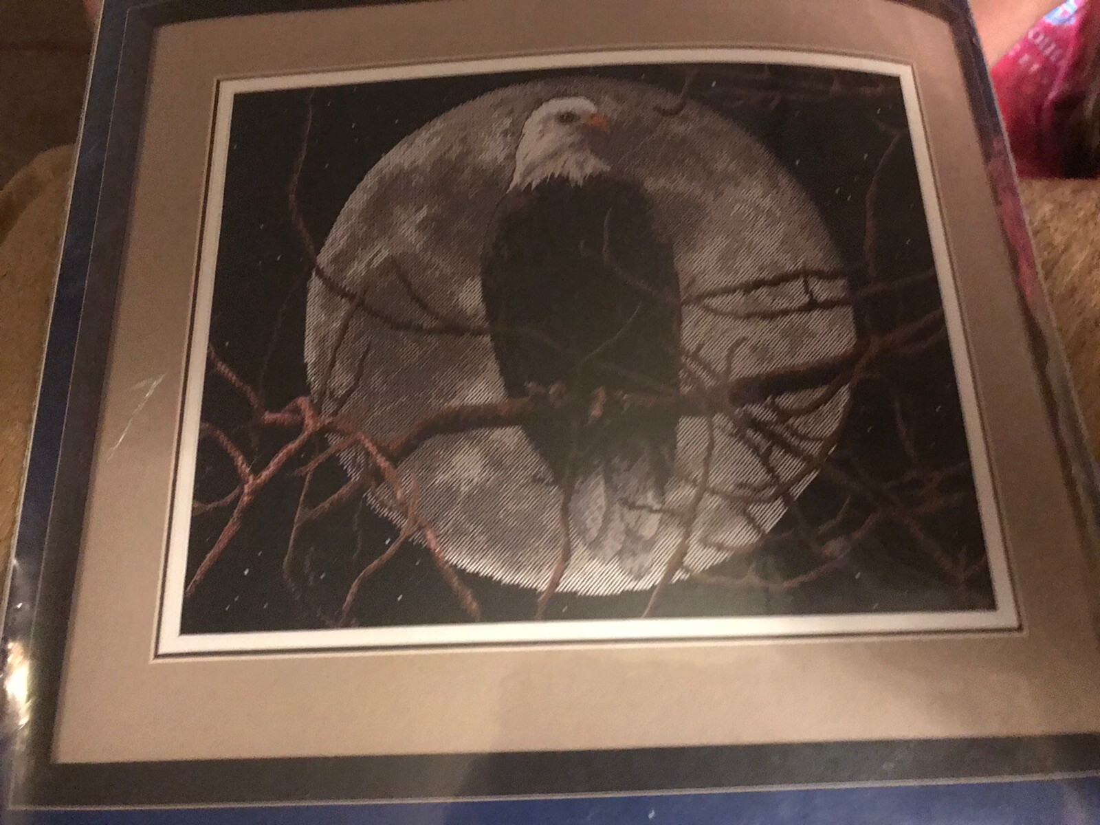 2003 NOS Creative Accents Eagle 7985 Counted Cross Stitch 14 X 11 Barry ...