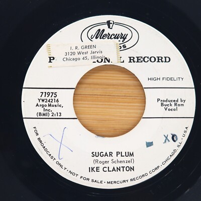 IKE CLANTON - SUGAR PLUM / I'M GUILTY - POP ROCK 45 PROMO MERCURY | eBay
