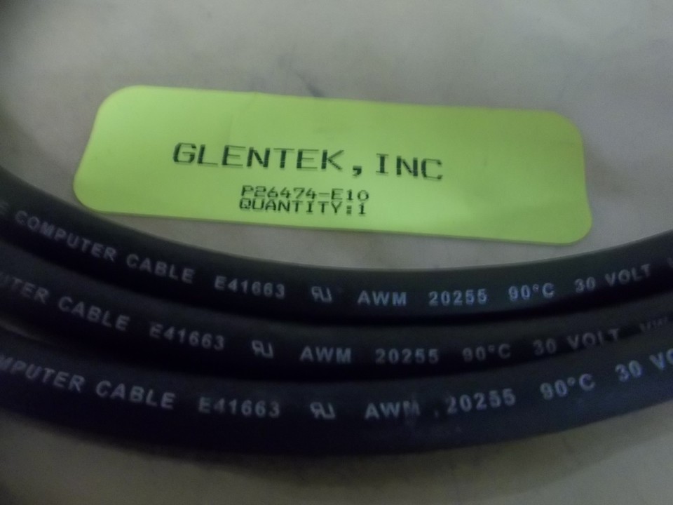 NEW Glentek P26474-E10 Cable Assembly E41663 20255 *FREE SHIPPING* | eBay