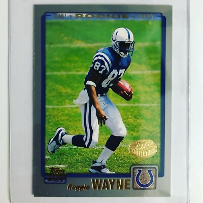 2001 Topps Collection - Reggie Wayne Rookie Card #344 Indianapolis ...