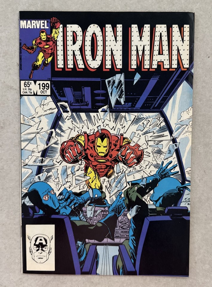 Iron Man 199 201 202 203 The Armoured Avenger Vintage Marvel Comics ...