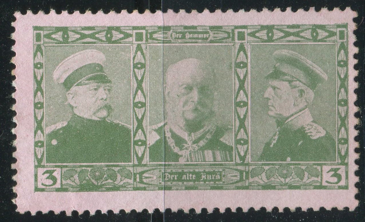 Germany Der Hammer Pan-German Magazine Bismarck Moltke Roon Green Stamp ...