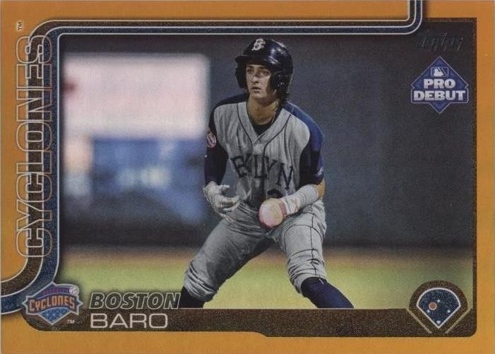 2025 Topps Pro Debut - Boston Baro #PD-98 Gold Foil /50 (RC) for sale ...