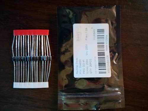 20pcs 1N4003 1 Amp 200V Rectifier Diodes | eBay