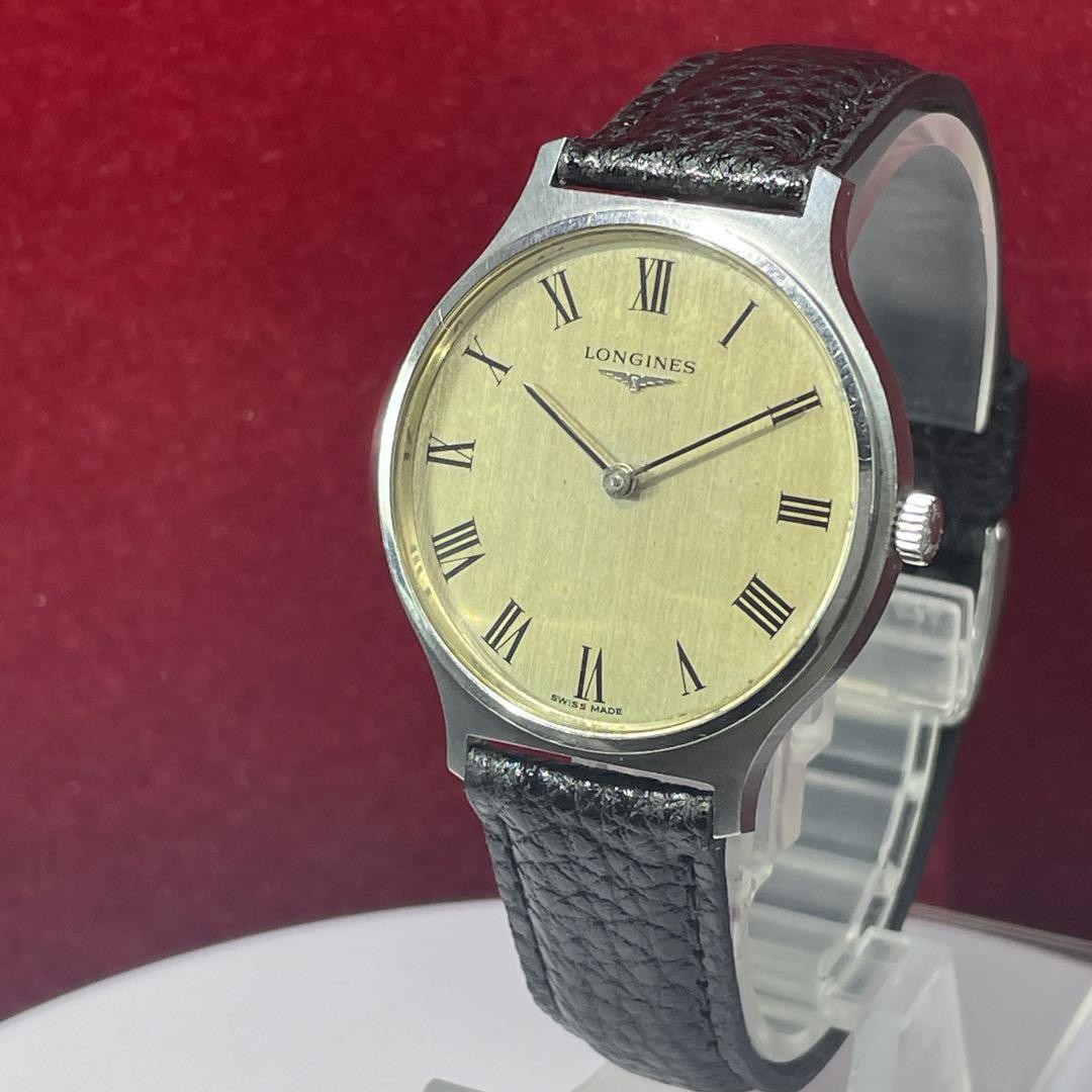 LONGINES 1970s Vintage Hand-wind Watch Genuine Crown - Gem
