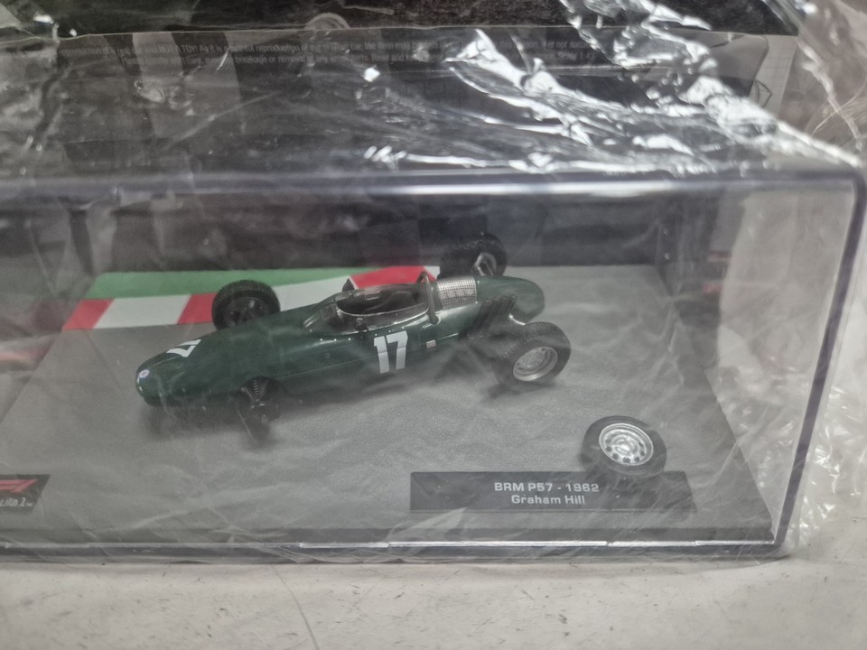1/43 F1 FORMULA 1 CAR COLLECTION - BRM P57 GRAHAM HILL 1962 CAR #100 ...
