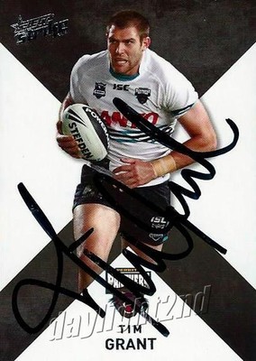 Signed 2011 PENRITH PANTHERS NRL Card TIM GRANT | eBay