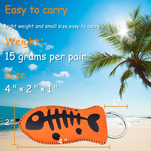 Floating Keychain, Boat Key Float - 4 to 5 Keys for Orange/Yellow | eBay