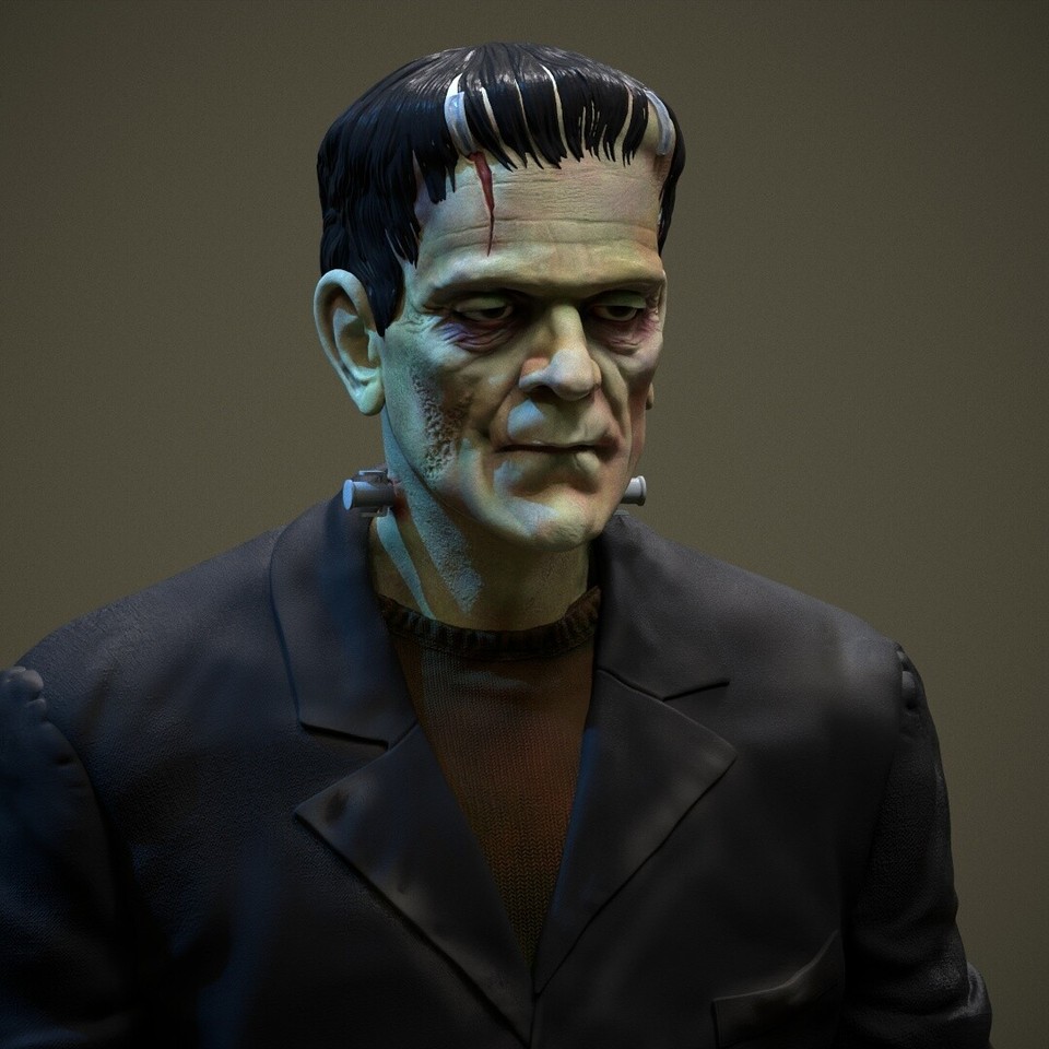 Frankenstein - Resin Model Kit - 3DPrint - 1/10, 1/8, 1/6, Scale | eBay