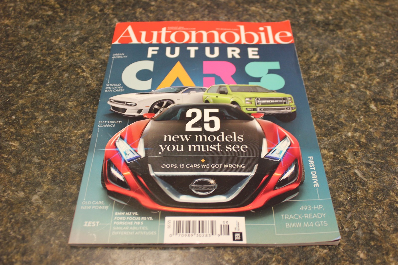 AUTOMOBILE FUTURE CARS 25 NEW MODELS YOU MUST SEE AUGUST 2016 VOL.31 #5 ...