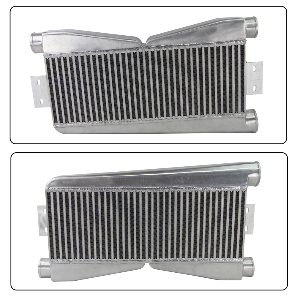 V1 Type 1 Universal FMIC Bar & Plate Twin Turbo Intercooler 24"x9"x3.5 ...