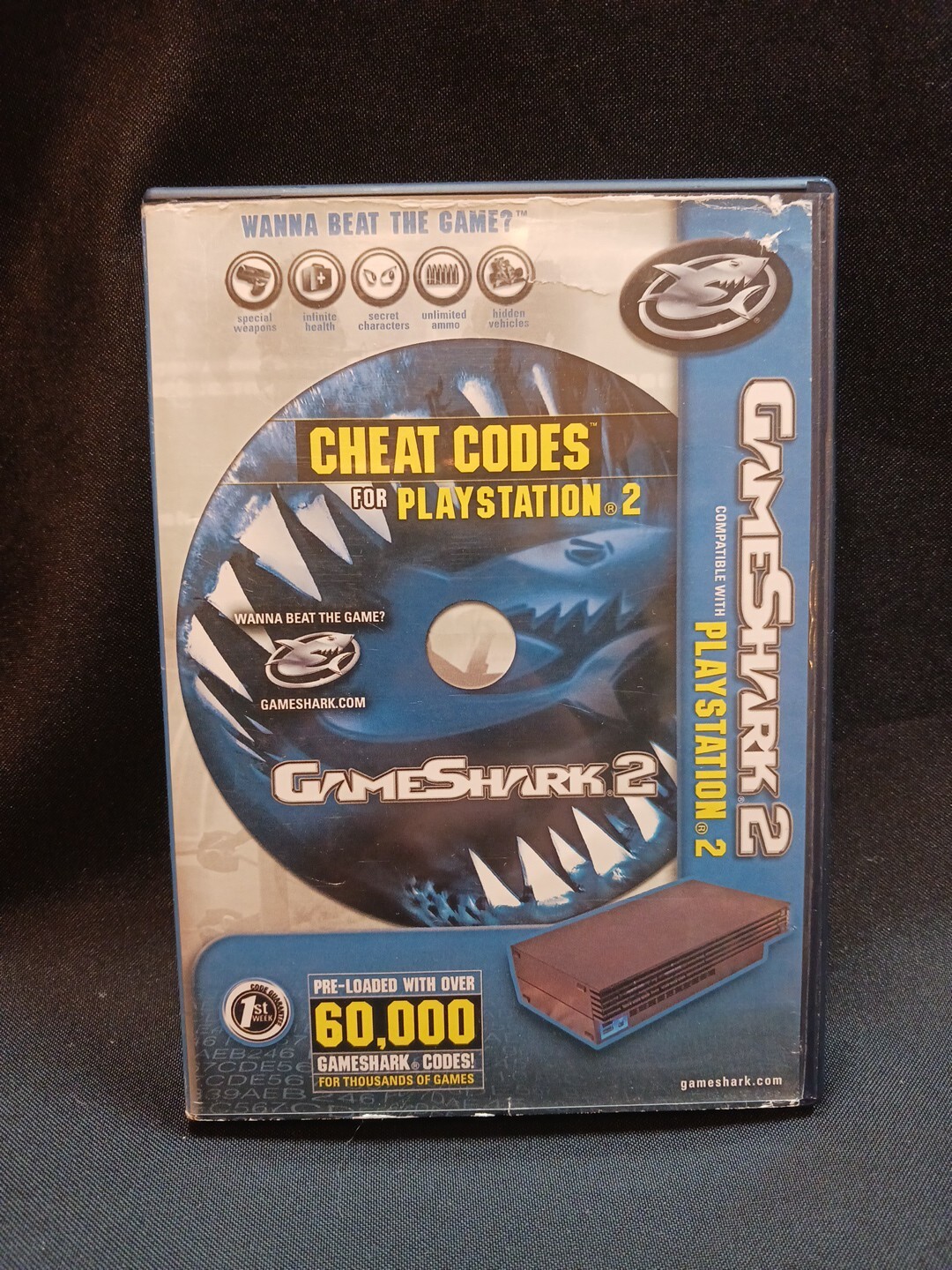 GameShark 2 V1.1 Cheat Codes For PS2. W/Manual NOT FULL TESTED FREE ...