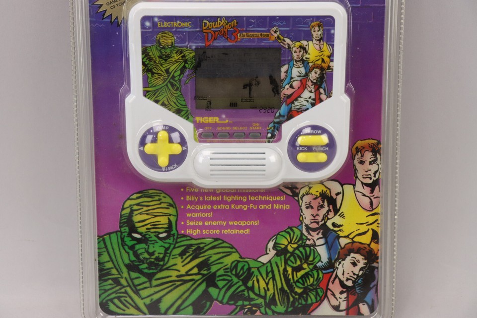 Ex. Rare NOS 1990 Tiger Electronic Double Dragon 3 LCD Video Game New ...