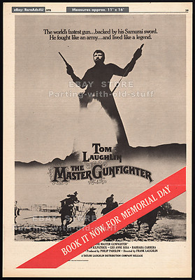 THE MASTER GUNFIGHTER__Original 1976 Trade print AD promo / poster__TOM ...