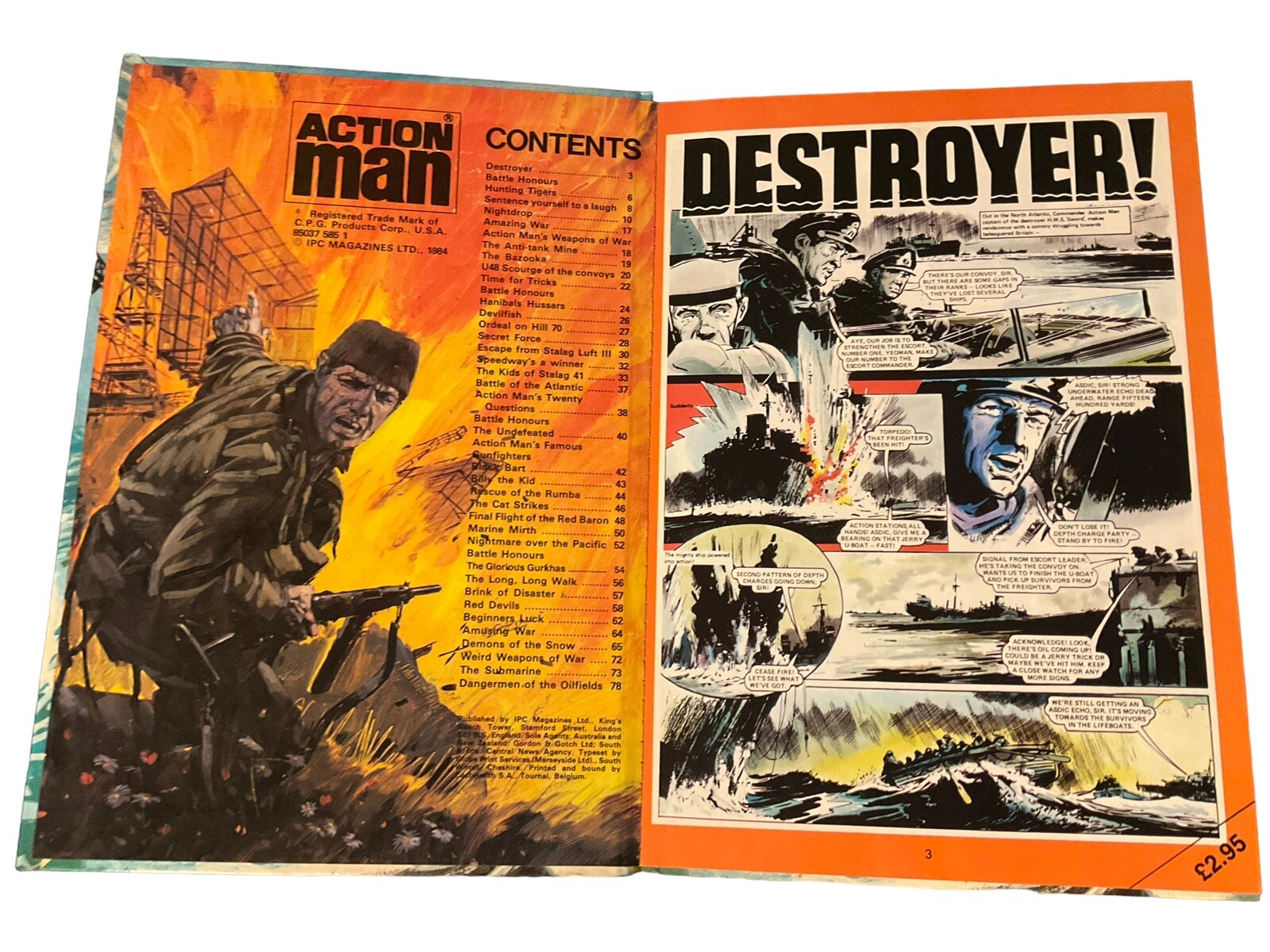 UK Action Man Annual 1985 Hardcover IPC Magazines Excellent § | eBay