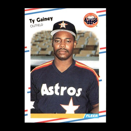 Ty Gainey 1988 Fleer Houston Astros #448 R326U 46 | eBay