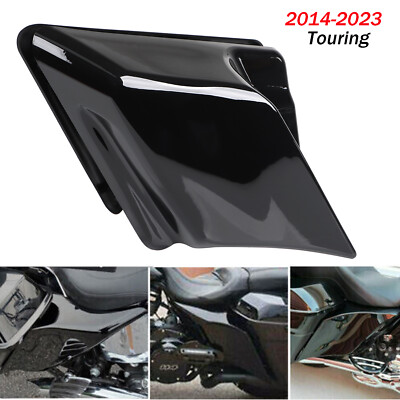 Black Stretched Extended Side Covers For Harley Street Glide Special ...