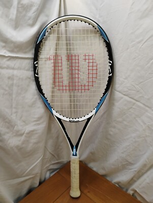 WILSON K Factor (k) Seven HyBrid 105 Sq In. Head 9.5 Oz L2 Tennis ...