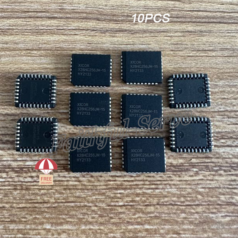 10x IC Chip For XICOR X28HC256JM-15 X28HC256JM PLCC-32 5V Byte ...