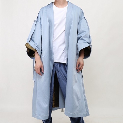 Mens Cyberpunk Overcoat Urban Outdoor Techwear Yama Style Coat Japanese ...