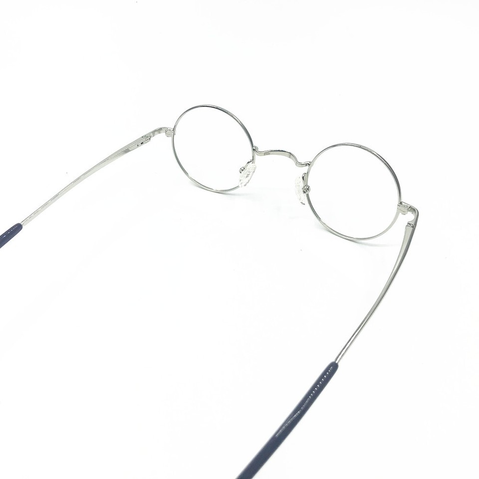 Vintage Small Round Eyeglass Frames Metal Full Rim Optical unisex ...