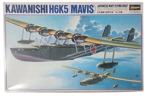 Hasegawa 1/72 Kawanishi H6K5 Mavis Japanese Navy Flying Boat Model Kit ...