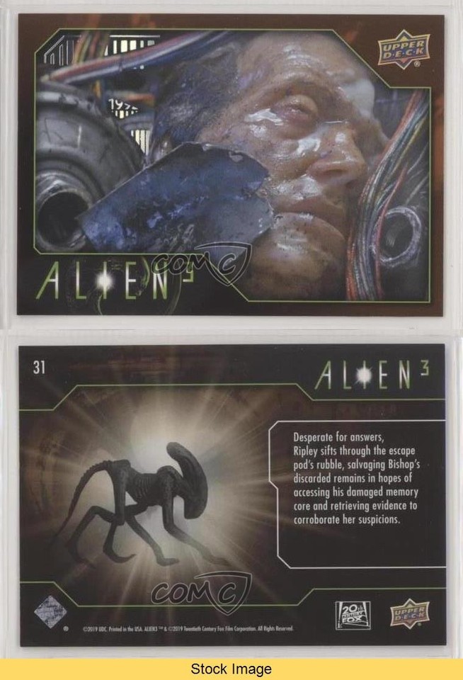 2021 Alien 3 Silver Bar Code Michael Bishop Bishop's Remains #31 READ ...