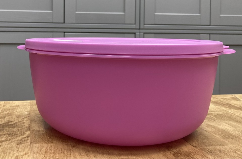 Tupperware CrystalWave Microwave Bowls-Purple-Pink-Salmon-Assorted ...