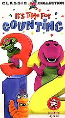 Barney - Its Time For Counting (VHS, 1998) (Sealed)