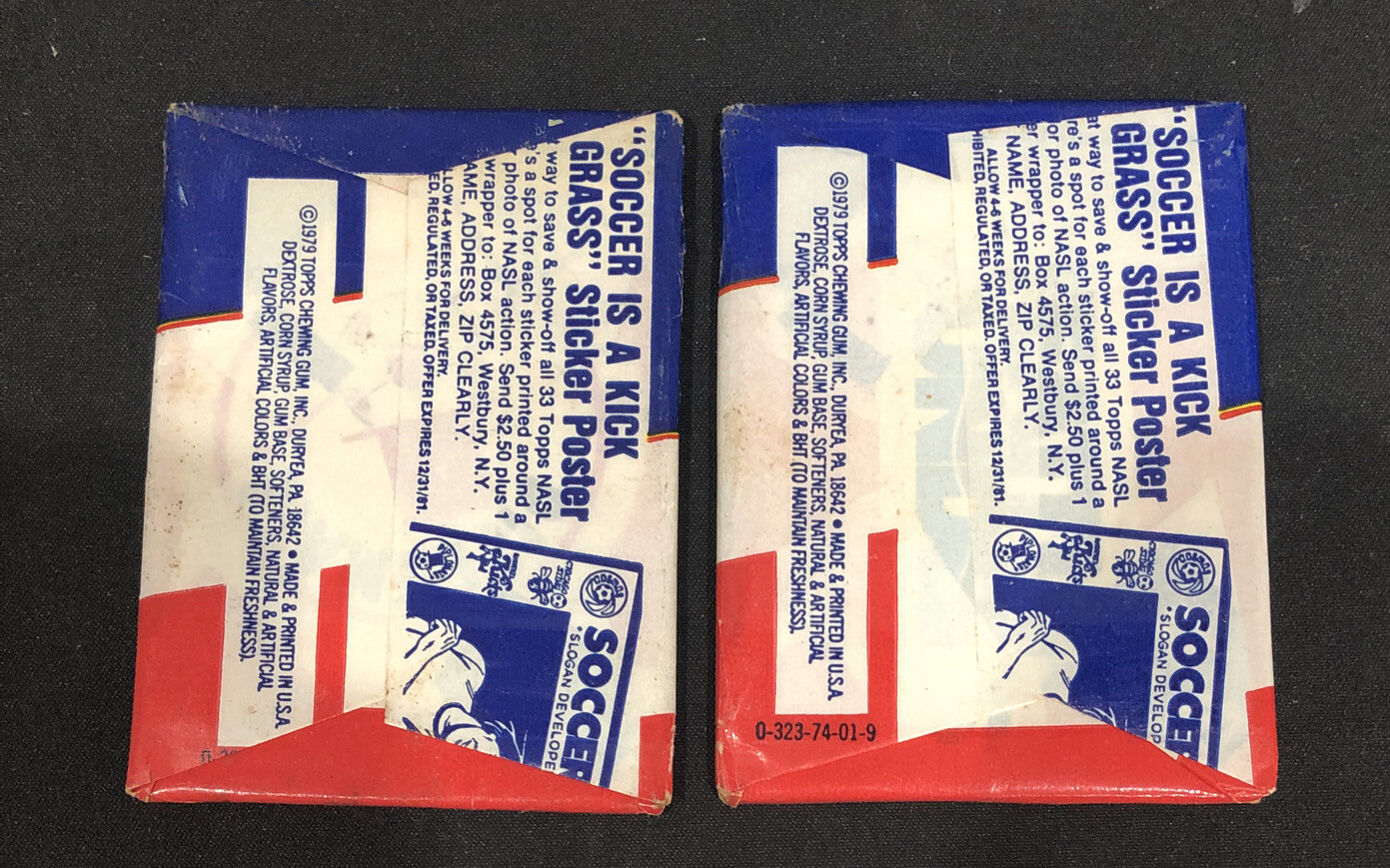 1978 Topps MLS Soccer Futbol Stickers SEALED PACK LOT (2) Unopened ...