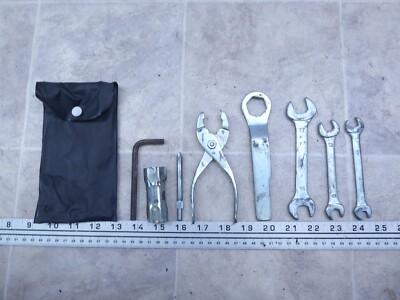 1981 Suzuki GS750L S705-2) tool set kit pliers wrench pouch | eBay