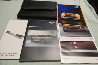2017 MINI CLUBMAN OWNERS MANUAL SET W/ CASE AWD FWD 3 CYL 4 CYL | eBay