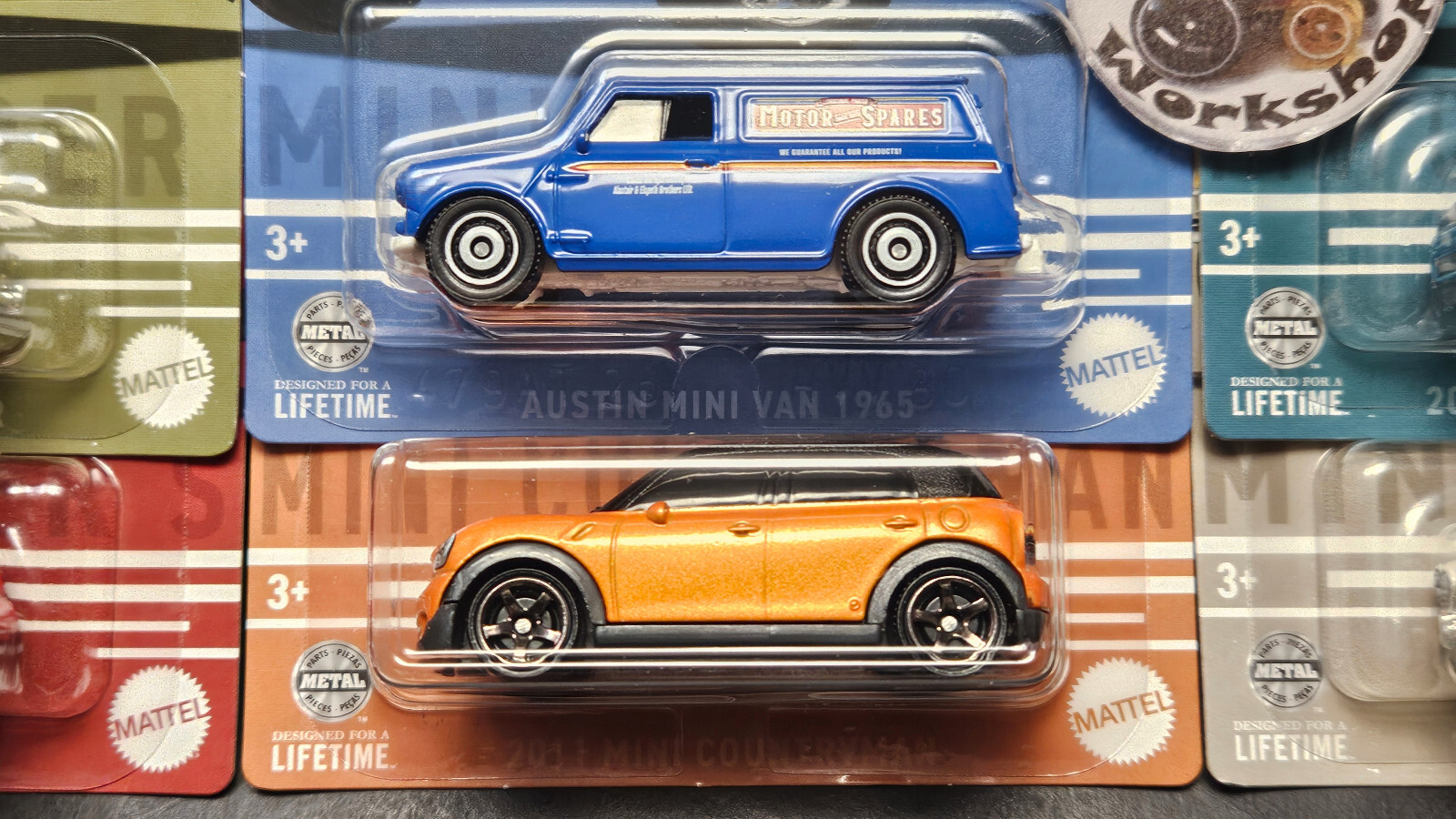 Matchbox Mini Cooper Themed Complete Set of 6 GGF12-957B ...