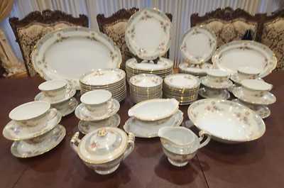 Vintage Monarch China Occupied Japan Dinner Ware Rosaline Patt 1945-52 ...