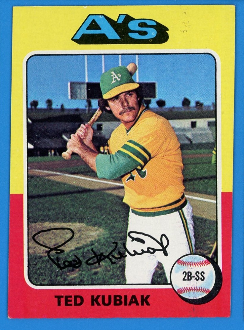 1975 Topps Baseball #329 Ted Kubiak NM | eBay