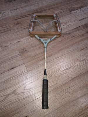 Vintage Slazenger Victory Badminton Racket and Dunlop press | eBay